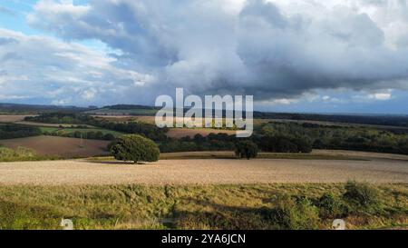 Aerial shots of Halnaker windmill, Halnaker, Chichester, West Susses, U ...