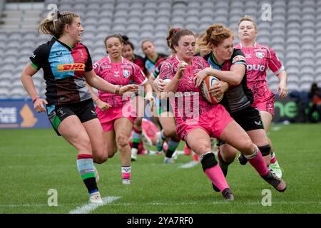 Hartpury, England, UK, 11 October 2025. Jake Garside of Worcester ...