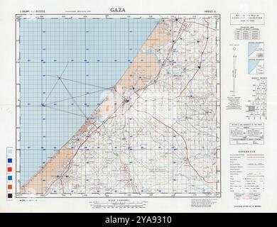 Map of Gaza. Compiled, drawn & reproduced by Survey of Palestine. Sheet ...