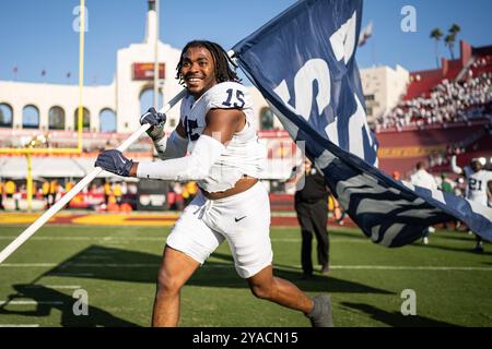 Penn State defensive end Amin Vanover participates in a drill during ...