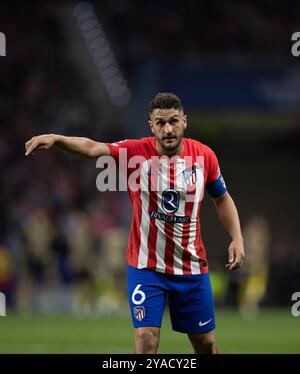 Atletico de Madrid's Koke Resurreccion (L) Liga match. November 08 ...