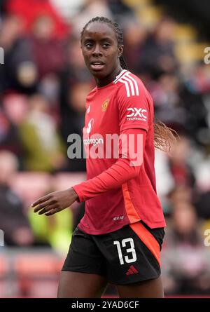 Manchester United's Simi Awujo and Tottenham Hotspur's Olivia Holdt ...