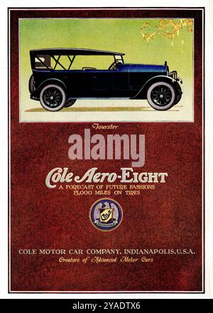 The Cole Aero-Eight pamphlet from 1920, titled 'There's a Touch of ...