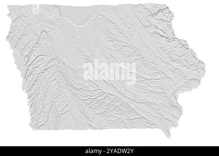 Missouri ridgeline map showcasing diverse topography from Ozark Plateau ...