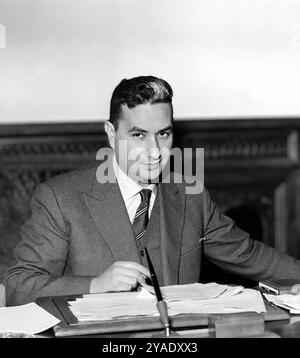 Aldo Moro. Portrait of the former Italian Prime Minister Aldo Romeo ...
