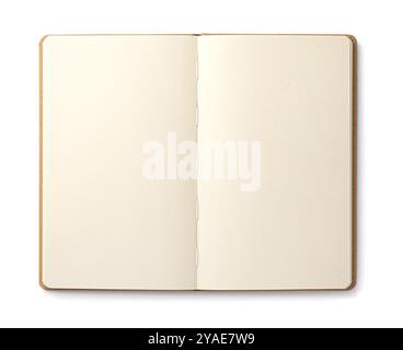 Blank empty white pages of notebook Stock Photo - Alamy