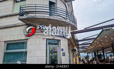 Montenegro - August 18, 2024: Prva banka CG office. Prva banka Crne ...
