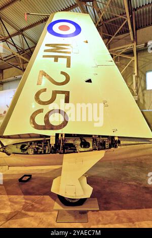 Hawker Sea Hawk F2 a Royal Navy fighter jet in the markings of 803 ...