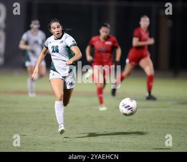October 3, 2024 - Hawaii Rainbow Warriors midfielder/forward Tatum ...