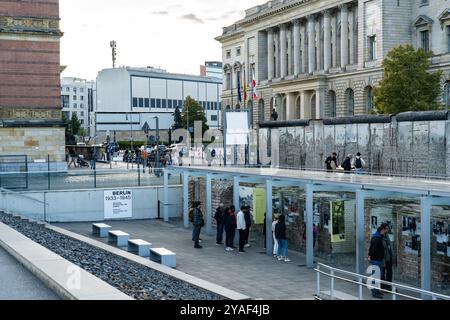 Berlin Wall near Potsdam Platz in Berlin. Symbol of Cold War and ...