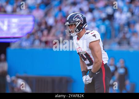 Atlanta Falcons tight end Charlie Woerner arrives the upcoming NFL game ...