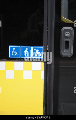 Enhancing accessibility with yellow checkerboard symbols for public ...