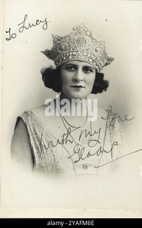 Gladys Moncrieff, legendary Australian performer at the beach in a ...