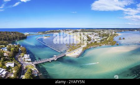 The idyllic coastal town of Narooma wrapped around the famous Wagonga ...