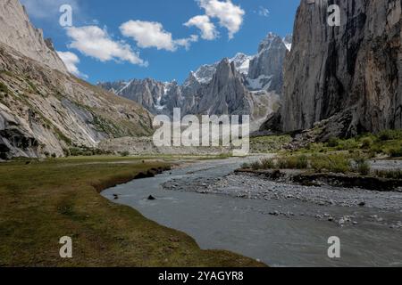 View of the beautiful Nangma Valley (Yosemite of Pakistan), Kanday ...