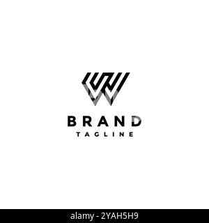 UVW logo. UVW letter. UVW letter logo design. Initials UVW logo linked ...
