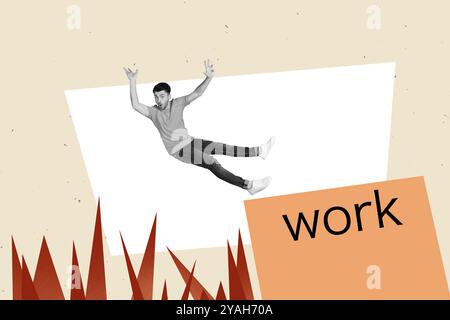 photo of amazed jobless business man auditor with mop. jobless business ...