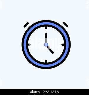 clock icon image Stock Vector Image & Art - Alamy