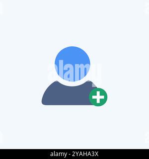 Friend Request icon vector art image Stock Vector Image & Art - Alamy