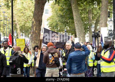 Participants gather and march during their March for Jesus in central ...