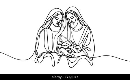 Bethlehem one line Christmas vector star isolated on white background ...