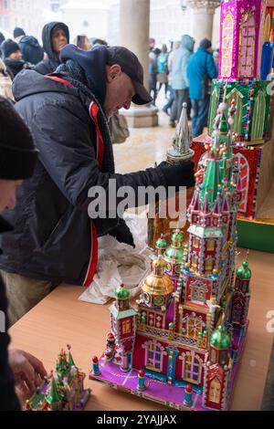 Cracow, Poland - December 7, 2023: UNESCO listed annual Szopki Nativity ...