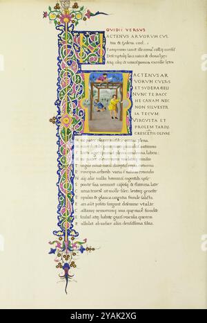 Manuscript of Virgil. (15th century). It contains the Bucolics ...