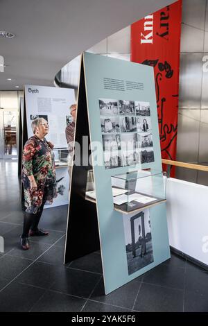 Moravian Land Library, Brno. 14th Oct, 2024. Start of exhibition Brno ...