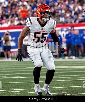Cincinnati Bengals linebacker Logan Wilson (55) drops back into ...