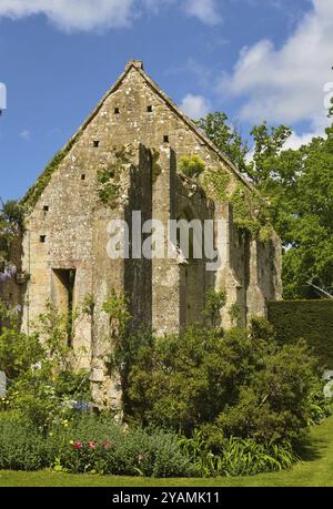 The ruins of Tithe Barn are located in the grounds of Sudeley Castle in ...