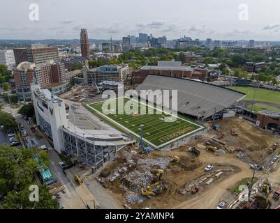 Aerial View Of First Bank Stadium On The Vanderbilt University Campus ...