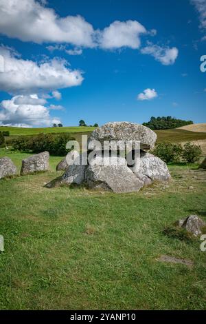 Poskaer Stenhus , the largest stone circle in denmark, this is in mols ...