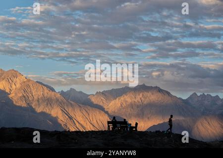 Sunset over the Sarfaranga Cold Desert, Skardu, Baltistan, Pakistan ...