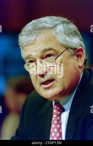 IBM CEO Louis V. Gerstner, Jr. testifies in front of the Congressional ...