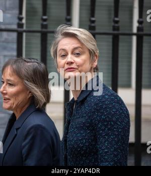 Home Secretary Yvette Cooper arrives in Downing Street, London, for a ...