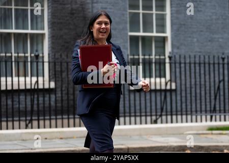 Culture Secretary Lisa Nandy leaving after a Cabinet meeting in Downing ...
