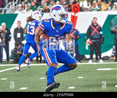 Buffalo Bills running back Ray Davis (22) walks off the field following ...