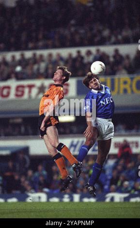Footballer Andy Mutch in action Wolverhampton Wanderers v Swansea City ...