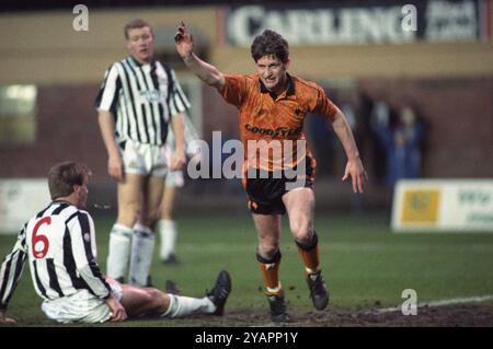 WOLVES V NEWCASTLE UNITED AT MOLINEUX 1 4 92 Newcastle Uniteds new ...