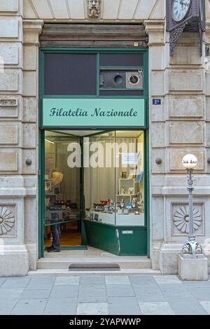 Trieste, Italy - October 08, 2024: Information Point Expo Booth at Main ...