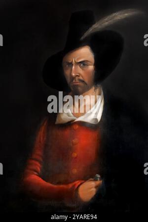 Anonymous portrait of Jean Lafitte, early 19th century Stock Photo - Alamy