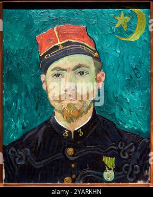 Van Gogh The Lover, (Portrait of Lieutenant Milliet), 1888; . Vincent ...