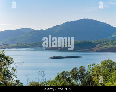 Sunny View Of The Landscape Of San Luis Reservoir State Recreation Area