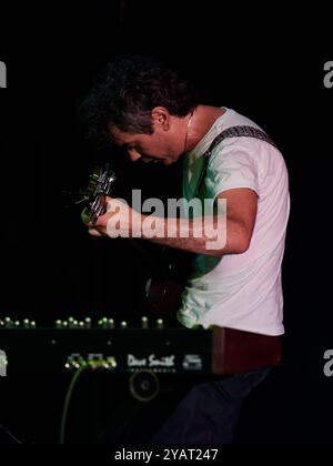 Preoccupations during their concert at Sala Upload, Barcelona, Spain ...