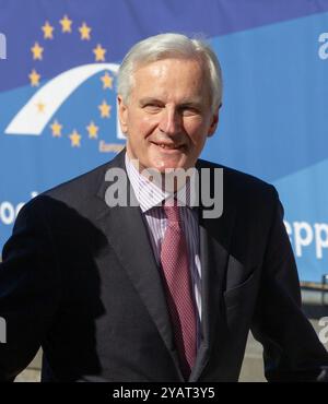 French Prime Minister Michel Barnier during commemorations marking the ...