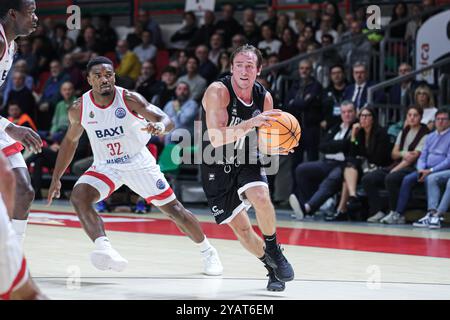 # 11 Denegri Davide (Bertram Derthona Basket Tortona) during Bertram Derthona vs La Laguna ...