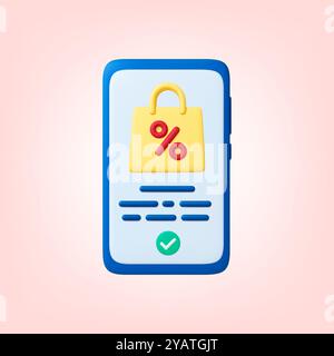percent symbol in smartphone icon Stock Vector Image & Art - Alamy