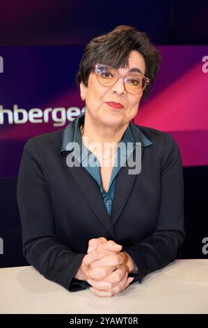 Mariam Lau in der ARD-Talkshow maischberger im Studio Berlin Adlershof ...