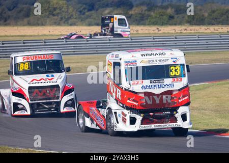 Neil Yates in his NY Racing MAN TG going through Palmer during the 2024 ...