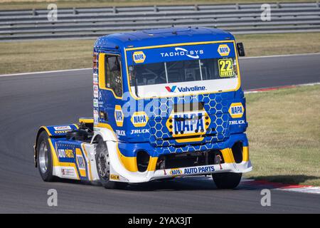 Paul Rivett in the NAPA Racing UK MAN TGX during the 2024 British Truck ...